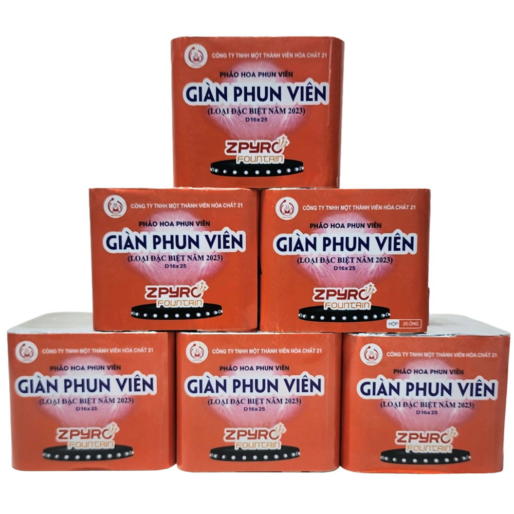 Giàn pháo hoa Z121 phun viên loại đặc biệt 2023 - Bộ Quốc Phòng